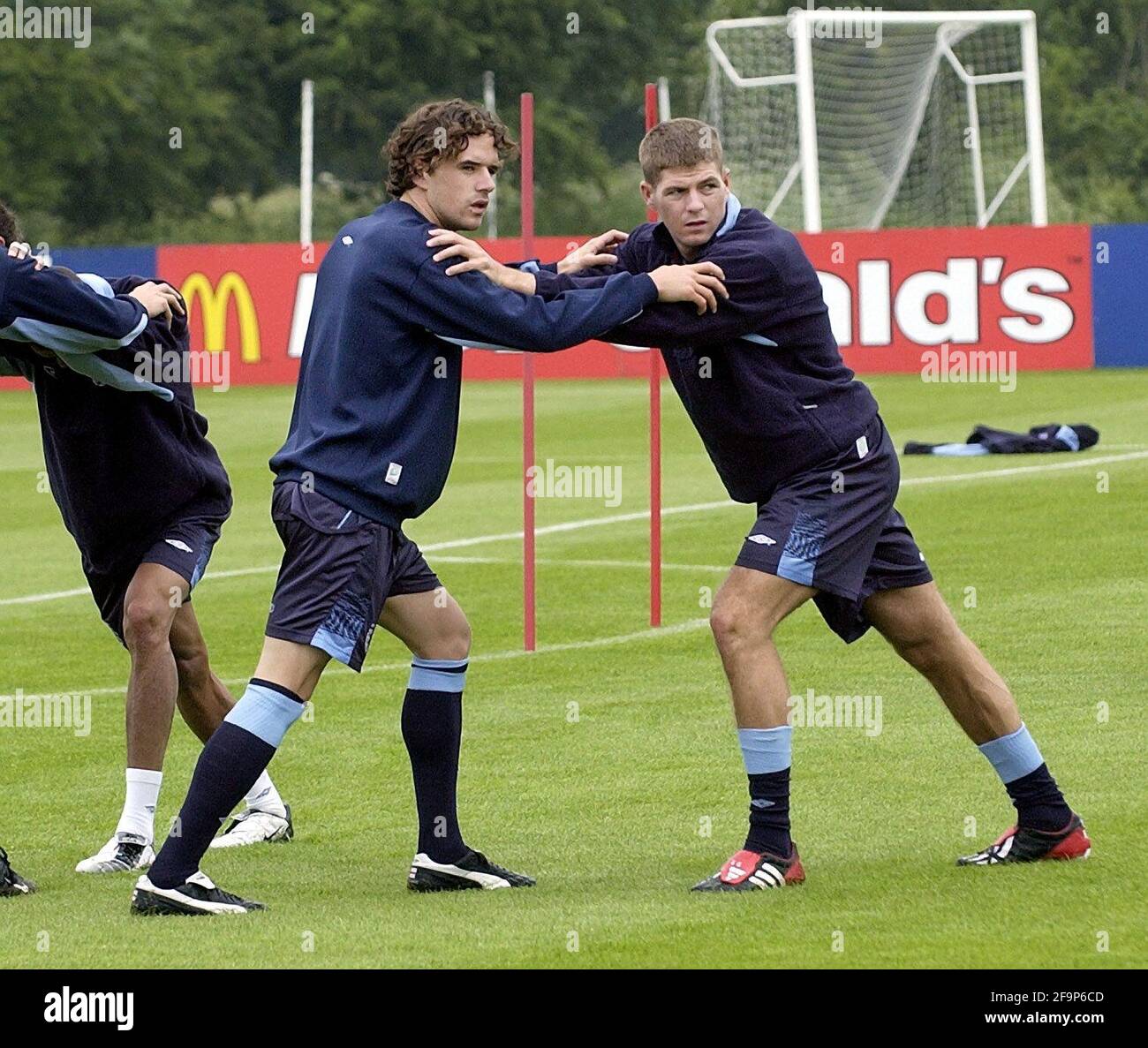 EURO CHAMPS ENGLAND TRAINING AT MIDDLESBROUGH TRAINING GROUND 8/6/2003 ...