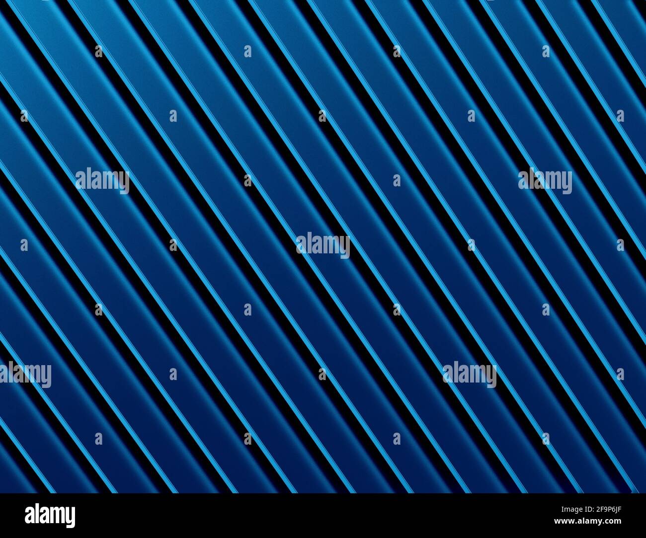 The abstract blue metal pattern background. 3D illustration Stock Photo ...