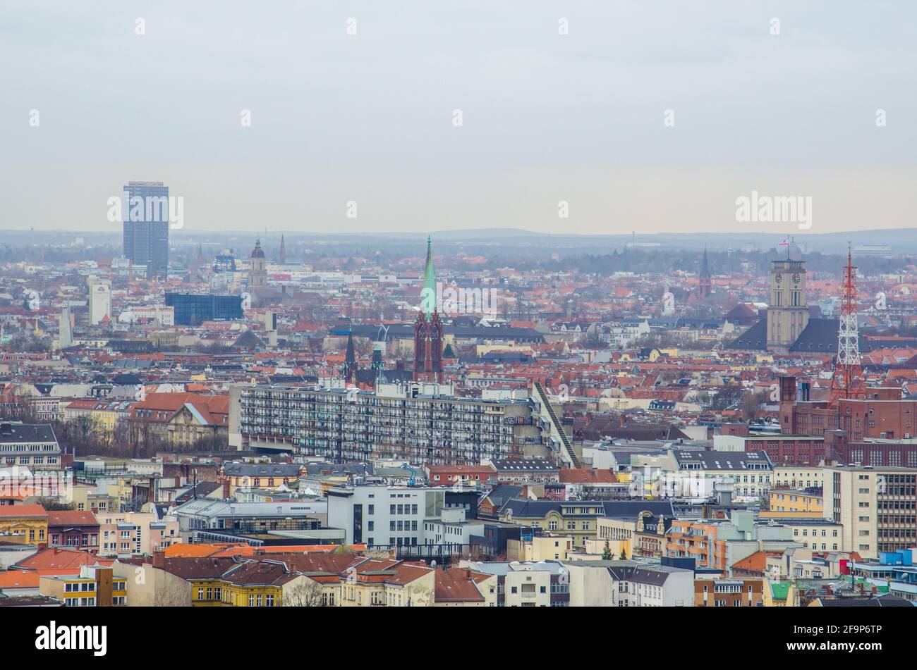 aerial view of berlin Stock Photo - Alamy