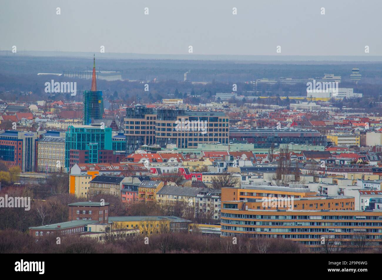 aerial view of berlin Stock Photo - Alamy