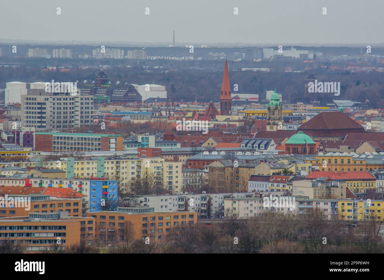 aerial view of berlin Stock Photo - Alamy