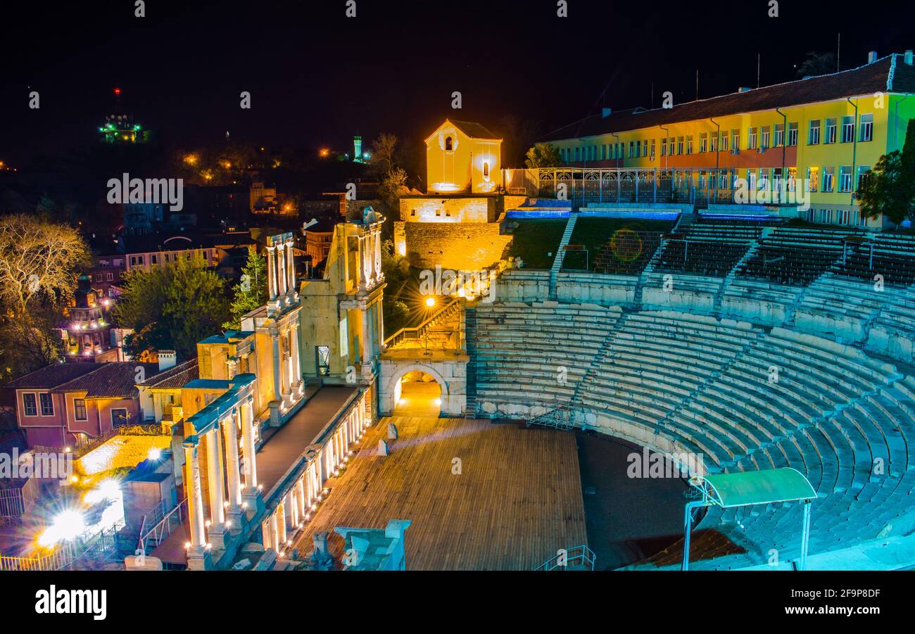 Roman theatre of Philippopolis dated back to the time of Emperor Trajan ...
