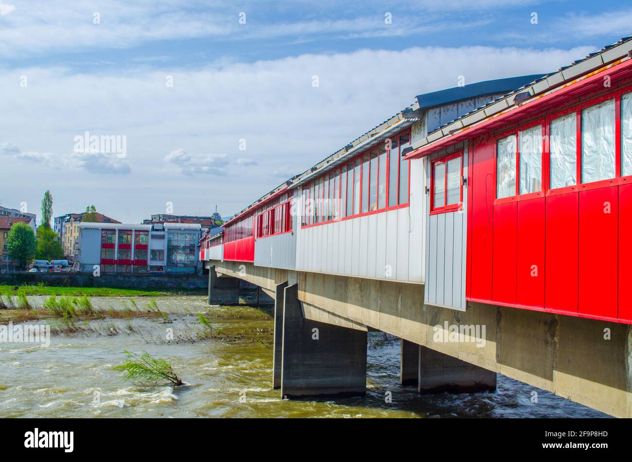 covered bridge in plovdiv combines pedestrian area and shopping zone ...