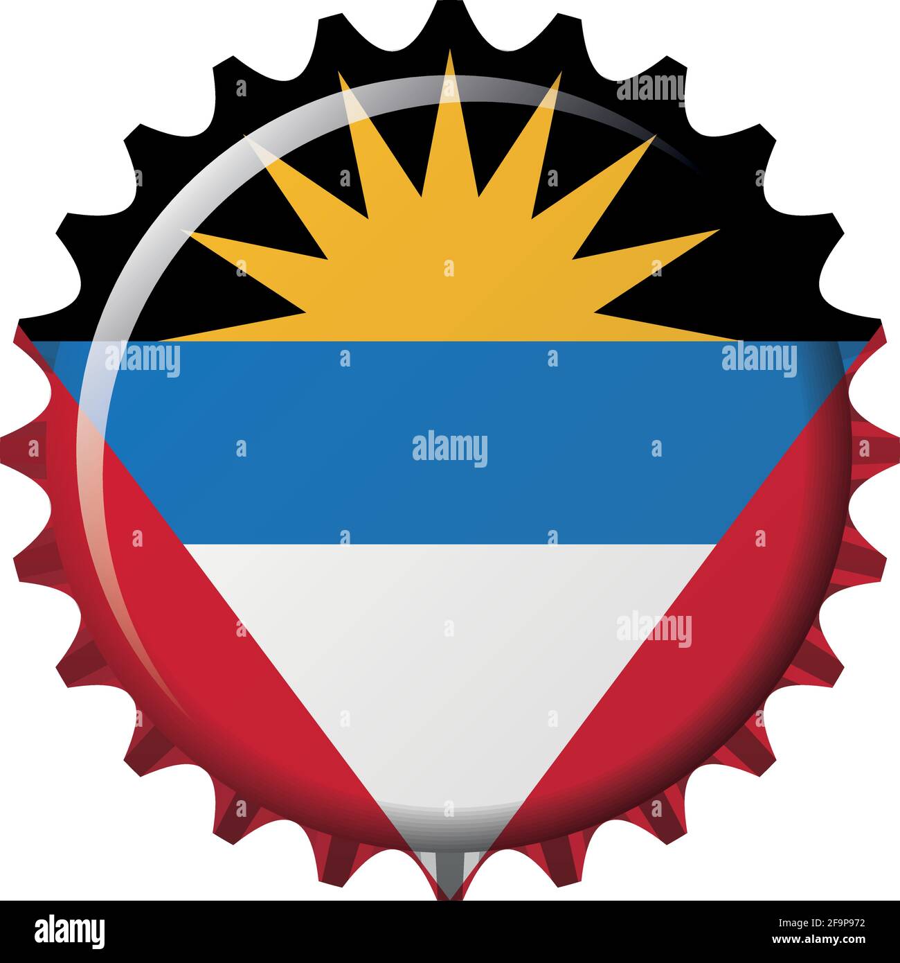 Antigua barbuda flag original Stock Vector Images - Alamy