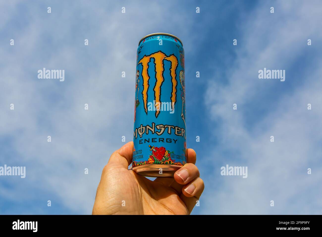 Monster drink can hi-res stock photography and images - Alamy