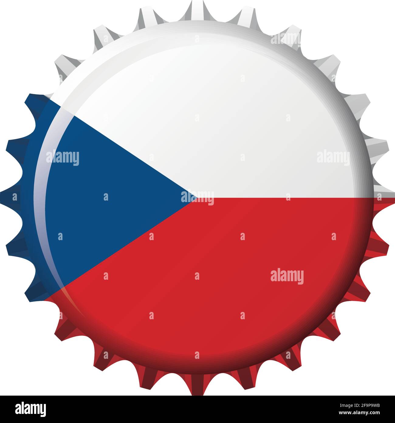 Symbol of the czech state Stock Vector Images - Alamy