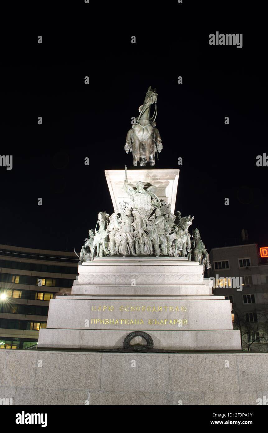 Bronze statue russian tsar alexander hi-res stock photography and ...