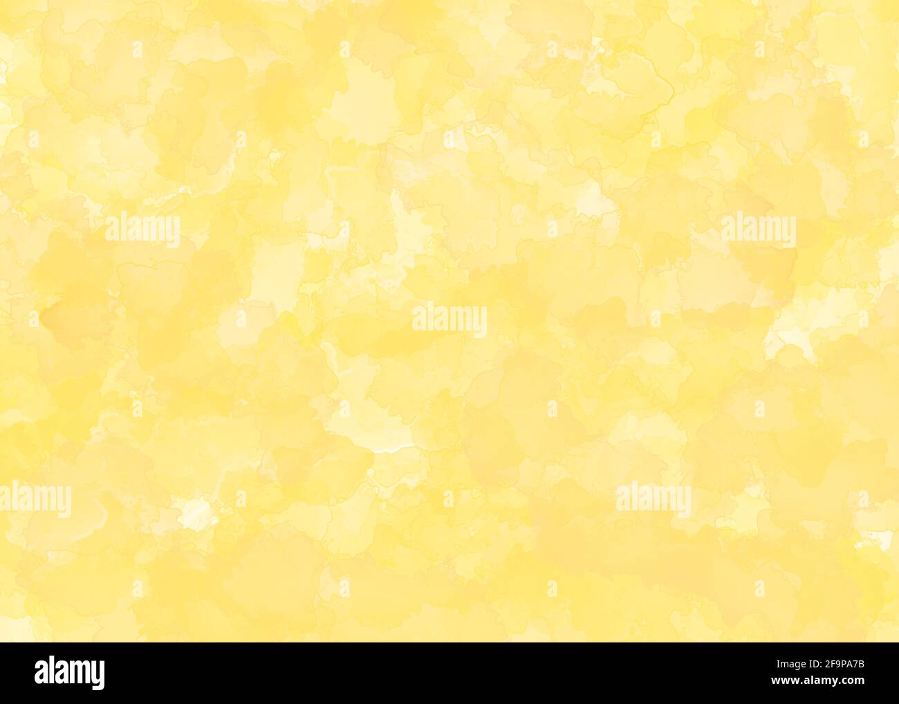Abstract grunge watercolor background in the form of streaks of yellow ...