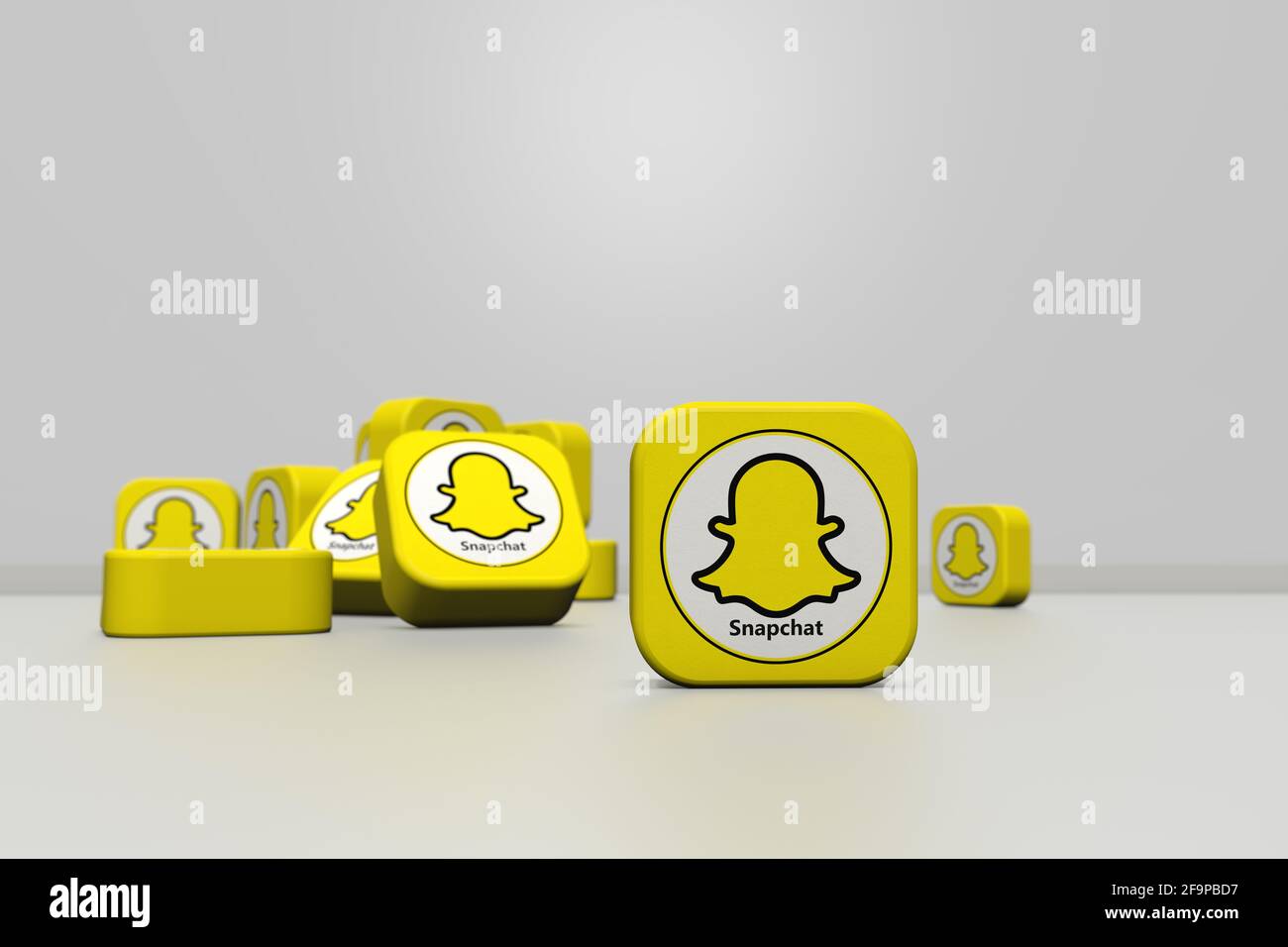 Snapchat, Social Media, Social Network Concept Background ...