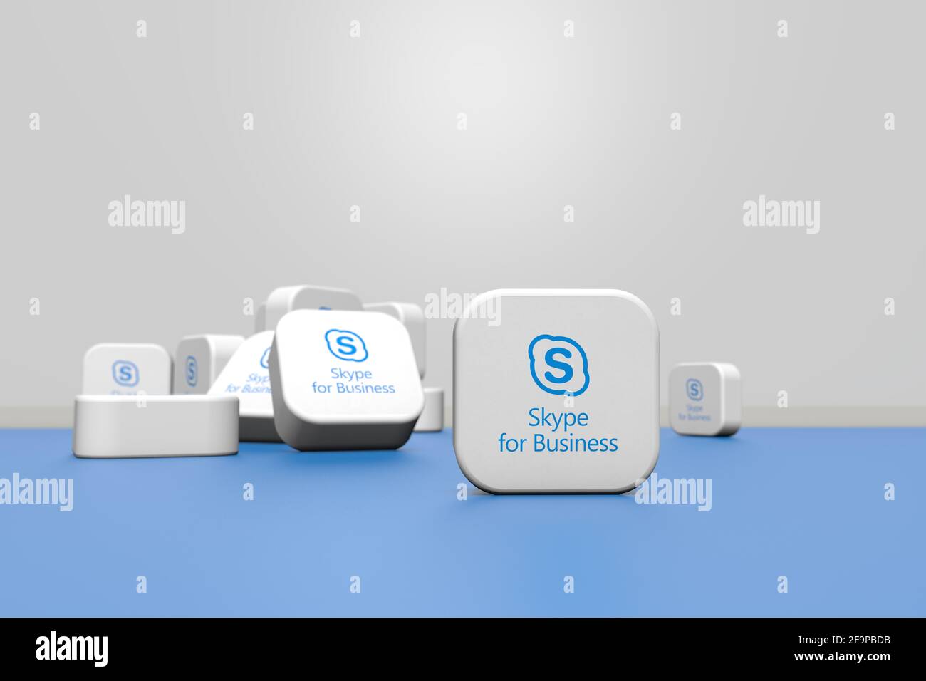 Skype, Social Media, Social Network Concept Background - illustration ...