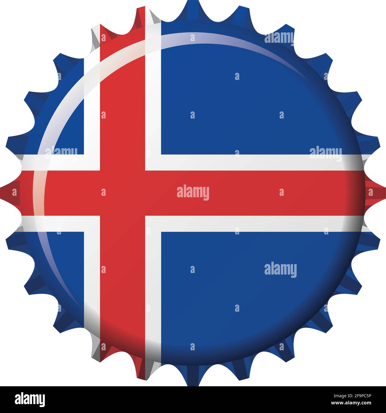 Iceland metallic Stock Vector Images - Alamy