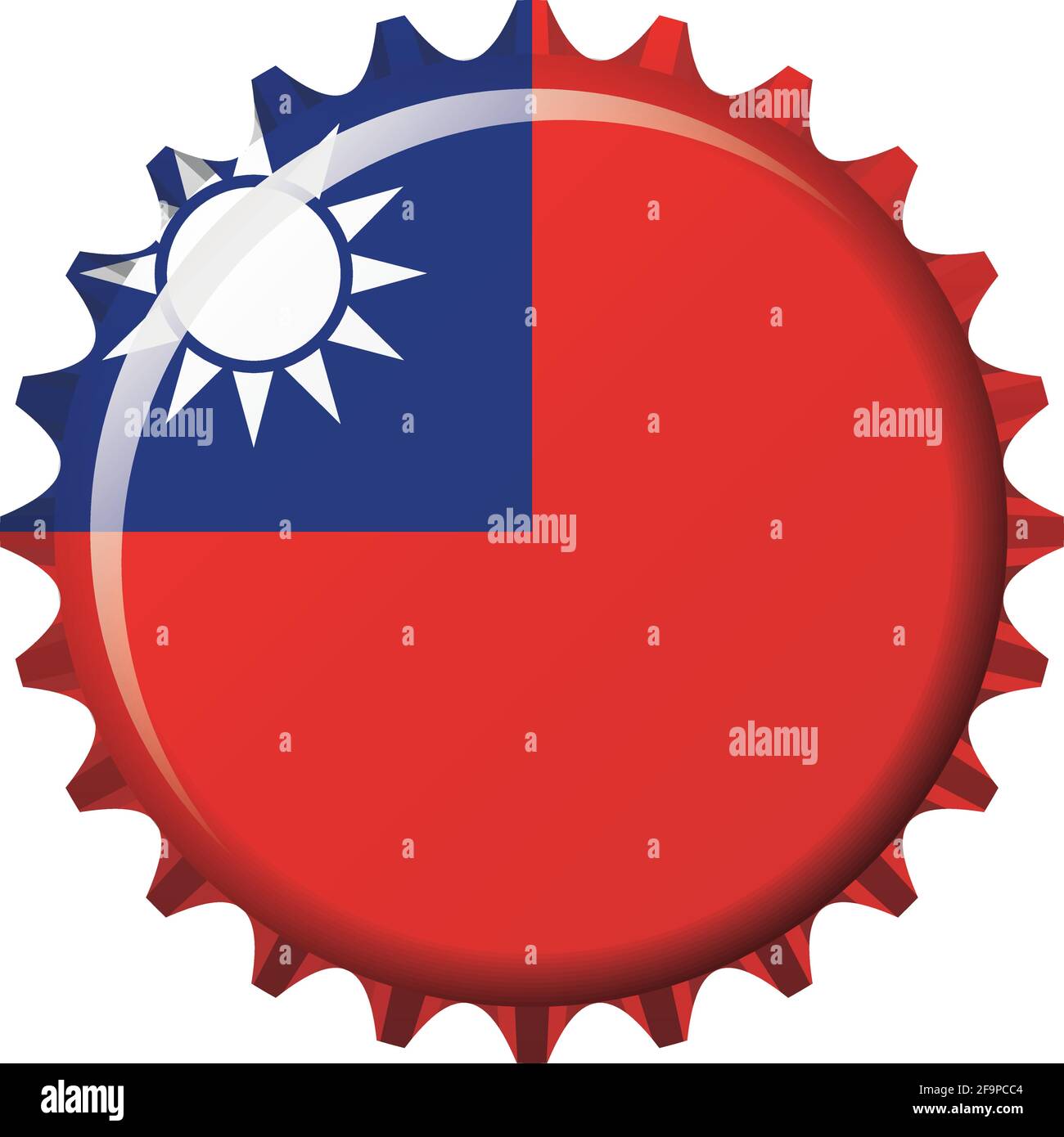 Taiwan flag round hi-res stock photography and images - Alamy