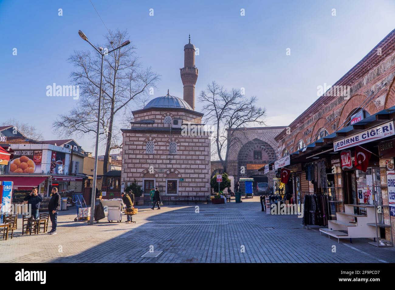 The famous Ottoman Koza Han Bazaar in Bursa, Turkey Stock Photo - Alamy
