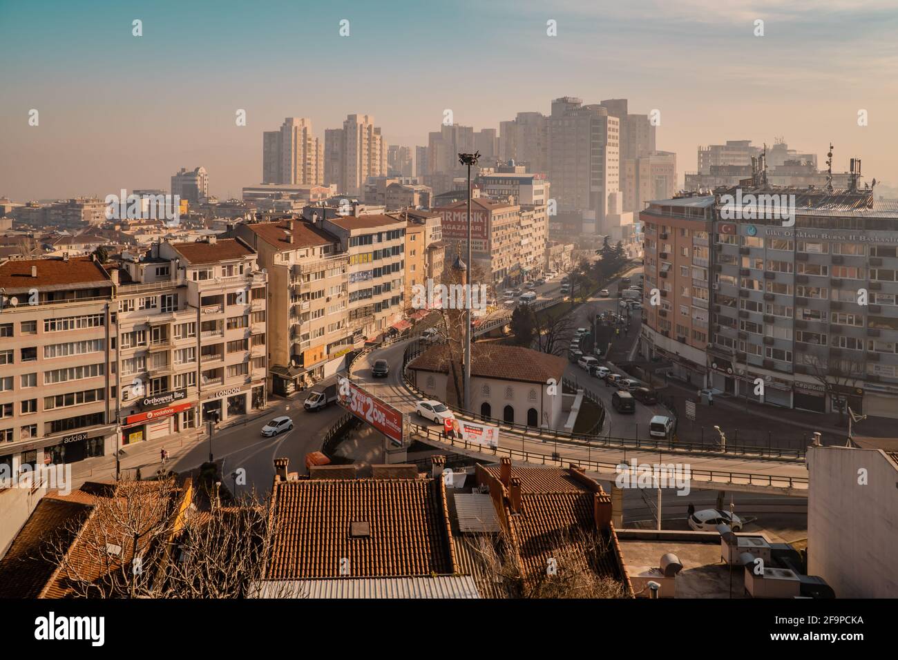 Aerial panoramic view of the city of Bursa, Turkey Stock Photo - Alamy