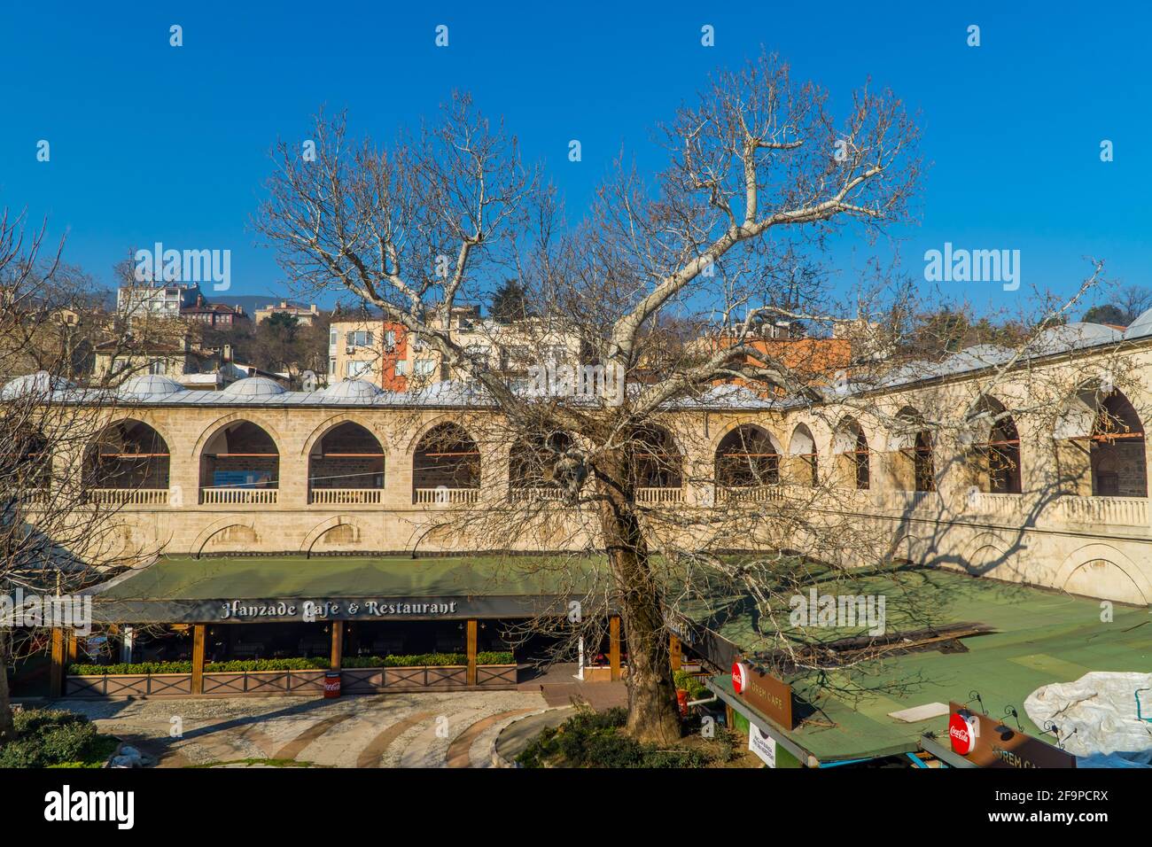The famous Ottoman Koza Han Bazaar in Bursa, Turkey Stock Photo - Alamy