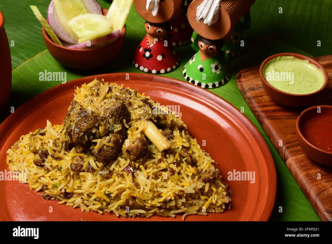 Closeup shot of a dish with rice Mutton kosha Stock Photo - Alamy
