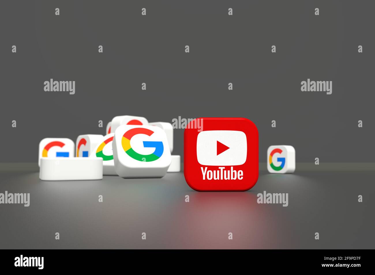 Youtube, Social Media, Social Network Concept Background - illustration ...