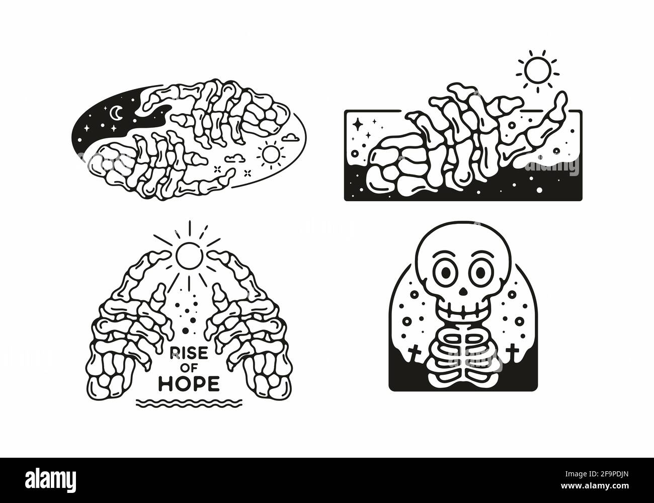 Human icon flat black Cut Out Stock Images & Pictures - Alamy