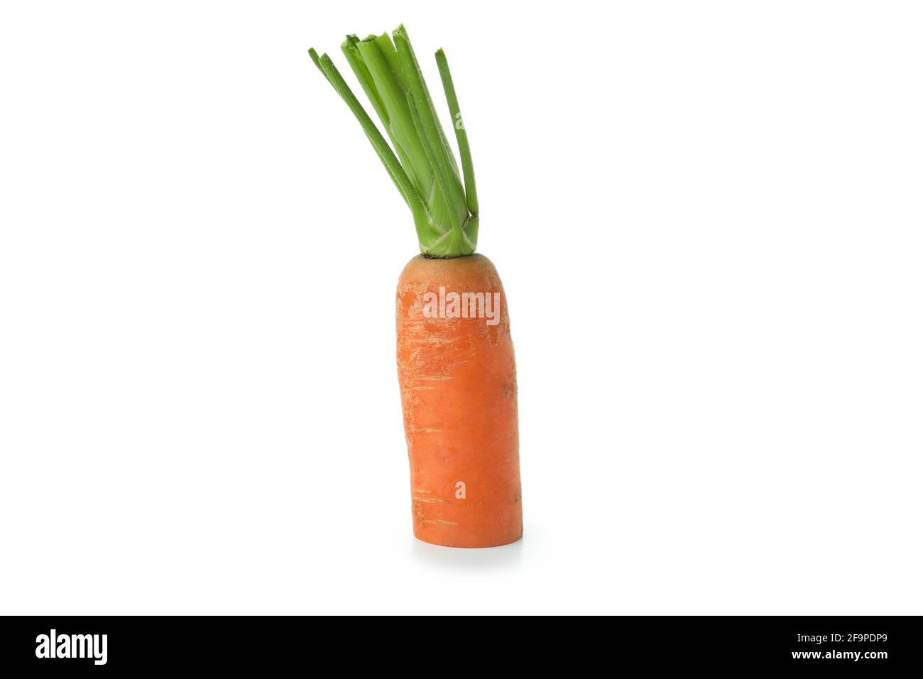 Half of carrot isolated on white background Stock Photo - Alamy