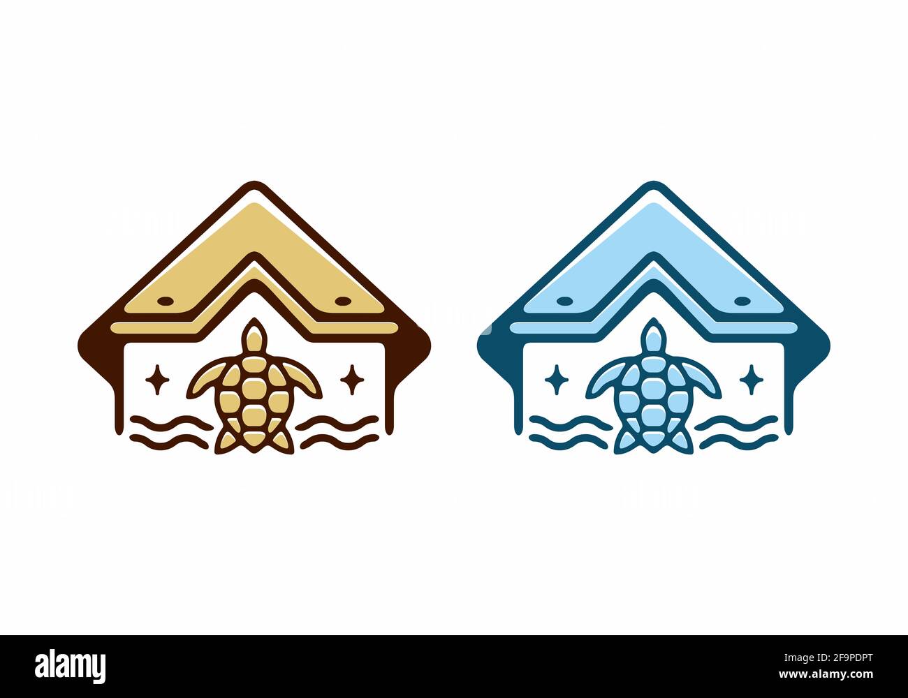 Cute blue house icon Cut Out Stock Images & Pictures - Alamy