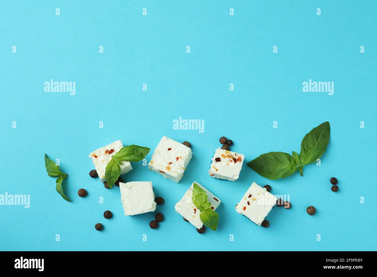 Pieces feta cheese on hi-res stock photography and images - Alamy
