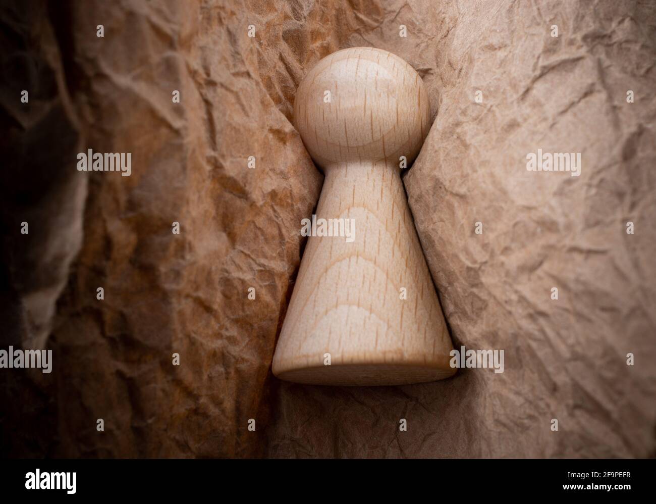 Little tiny man person figurine in view Stock Photo - Alamy