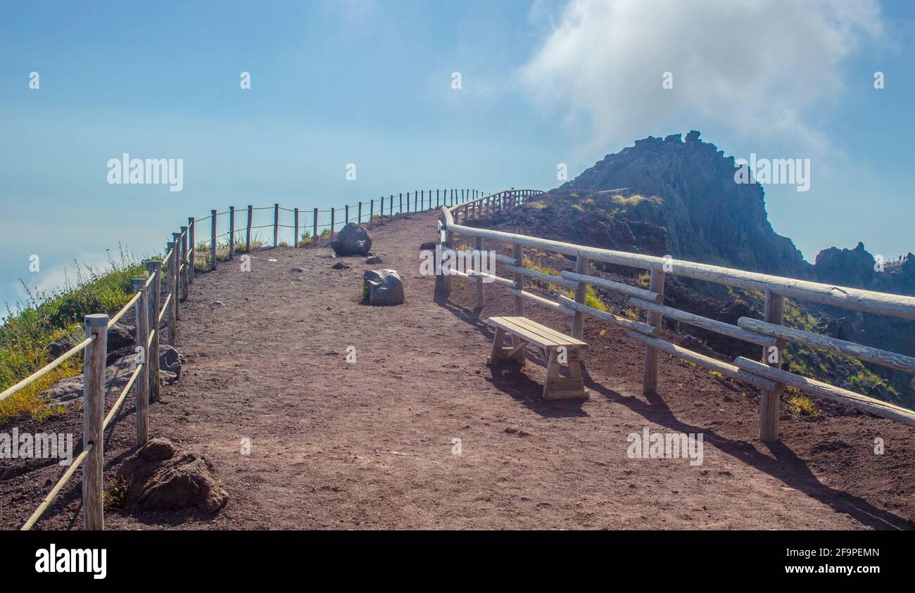 Crater volcano mount vesuvius above hi-res stock photography and images ...