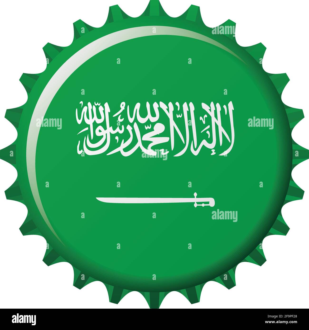 Saudi arabia round flag vector hi-res stock photography and images - Alamy