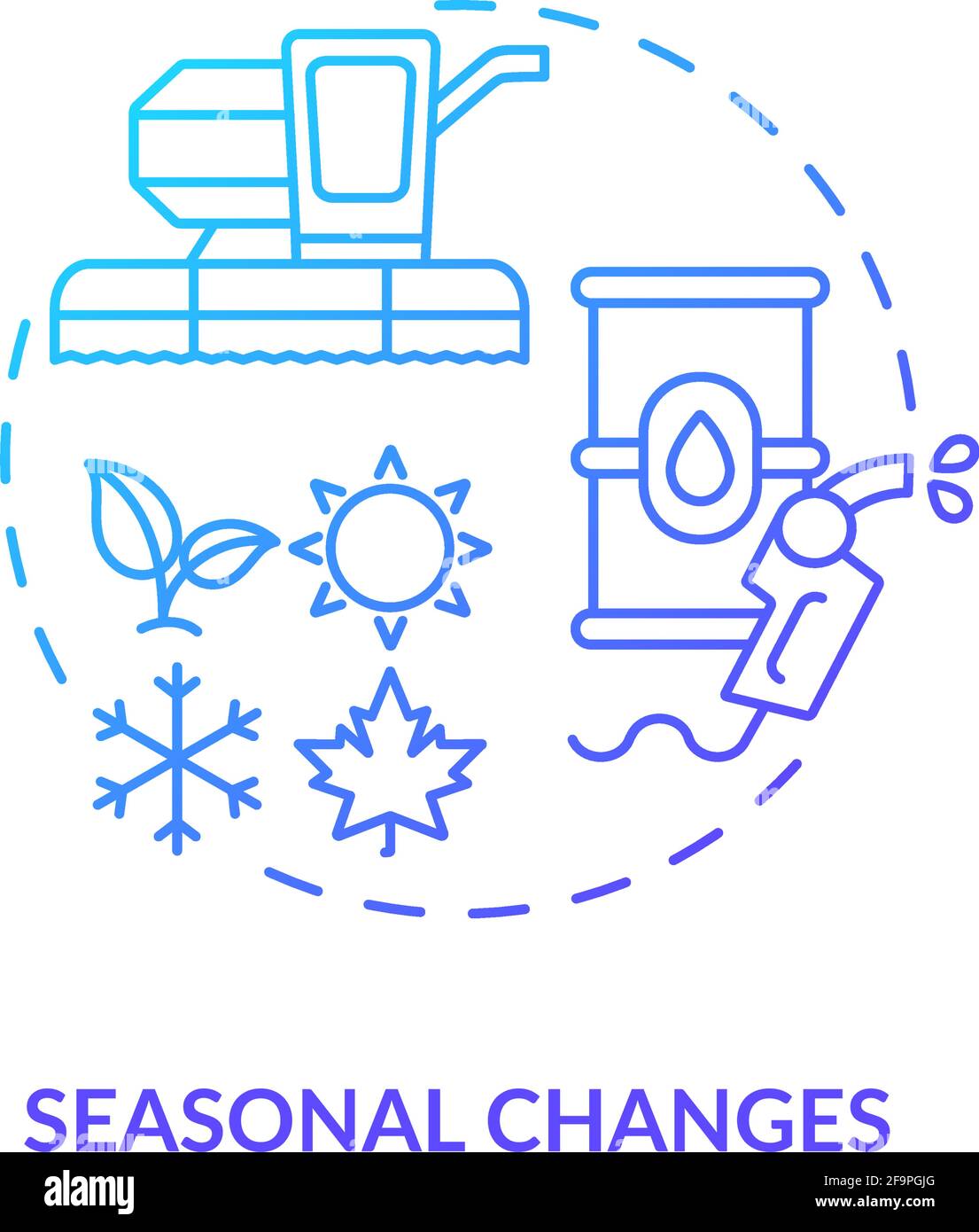 Seasonal changes concept icon Stock Vector Image & Art - Alamy