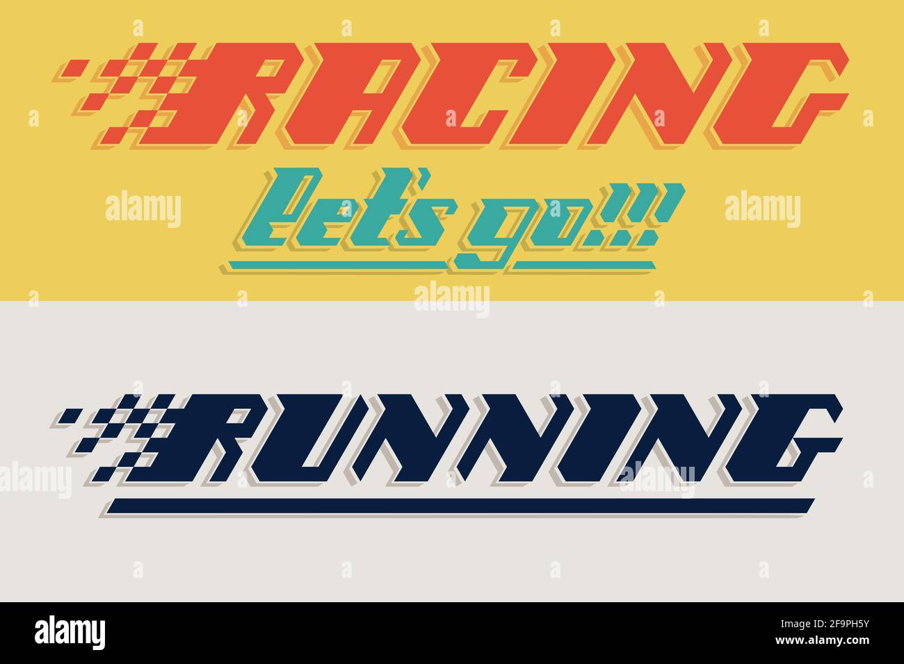 Racing lettering hi-res stock photography and images - Alamy