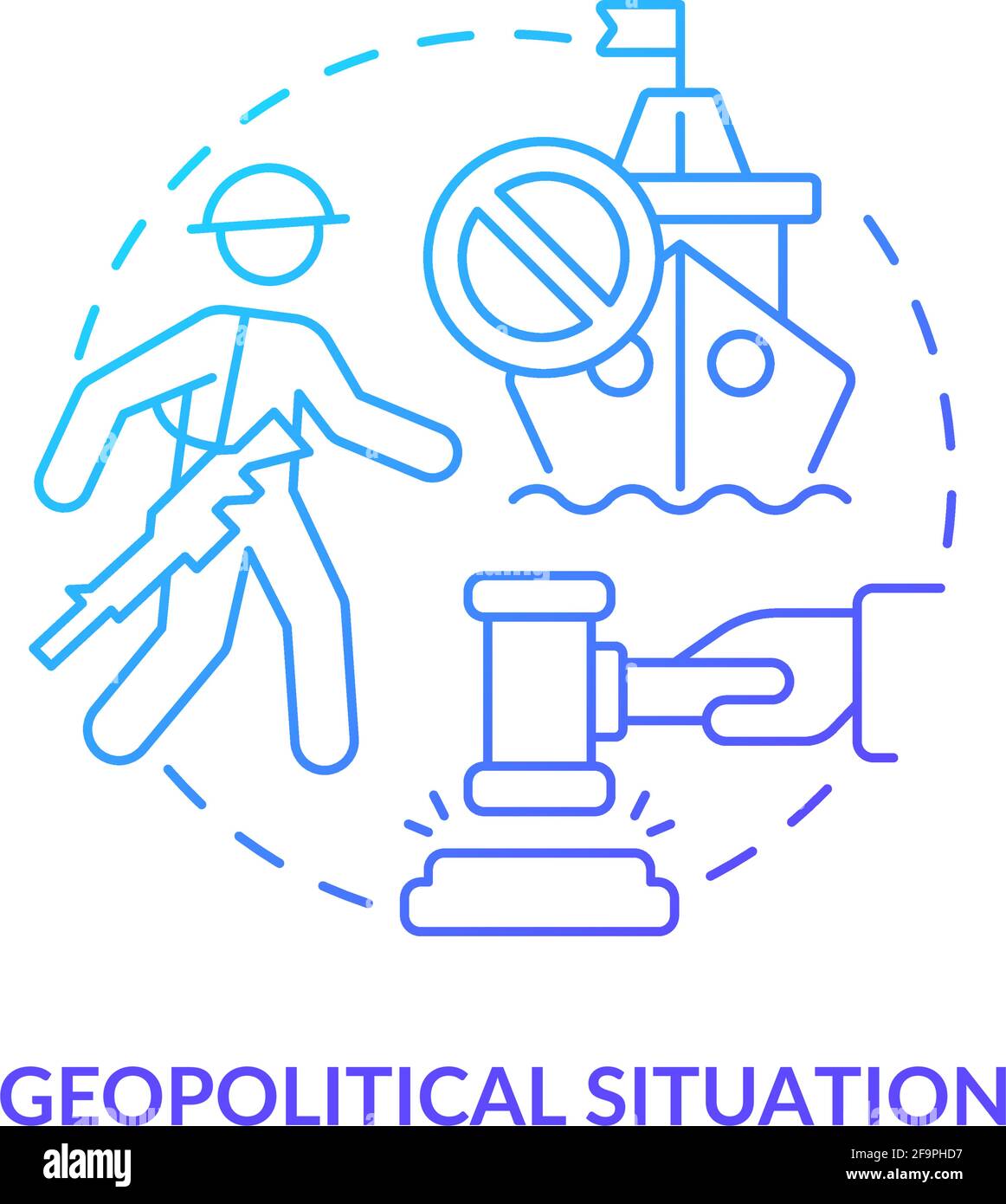 Geopolitical situation concept icon Stock Vector Image & Art - Alamy