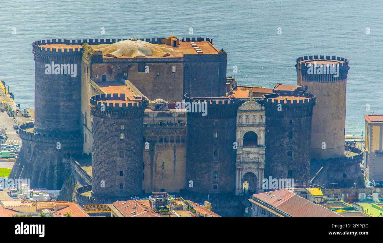Aerial view of castel nuovo hi-res stock photography and images - Alamy