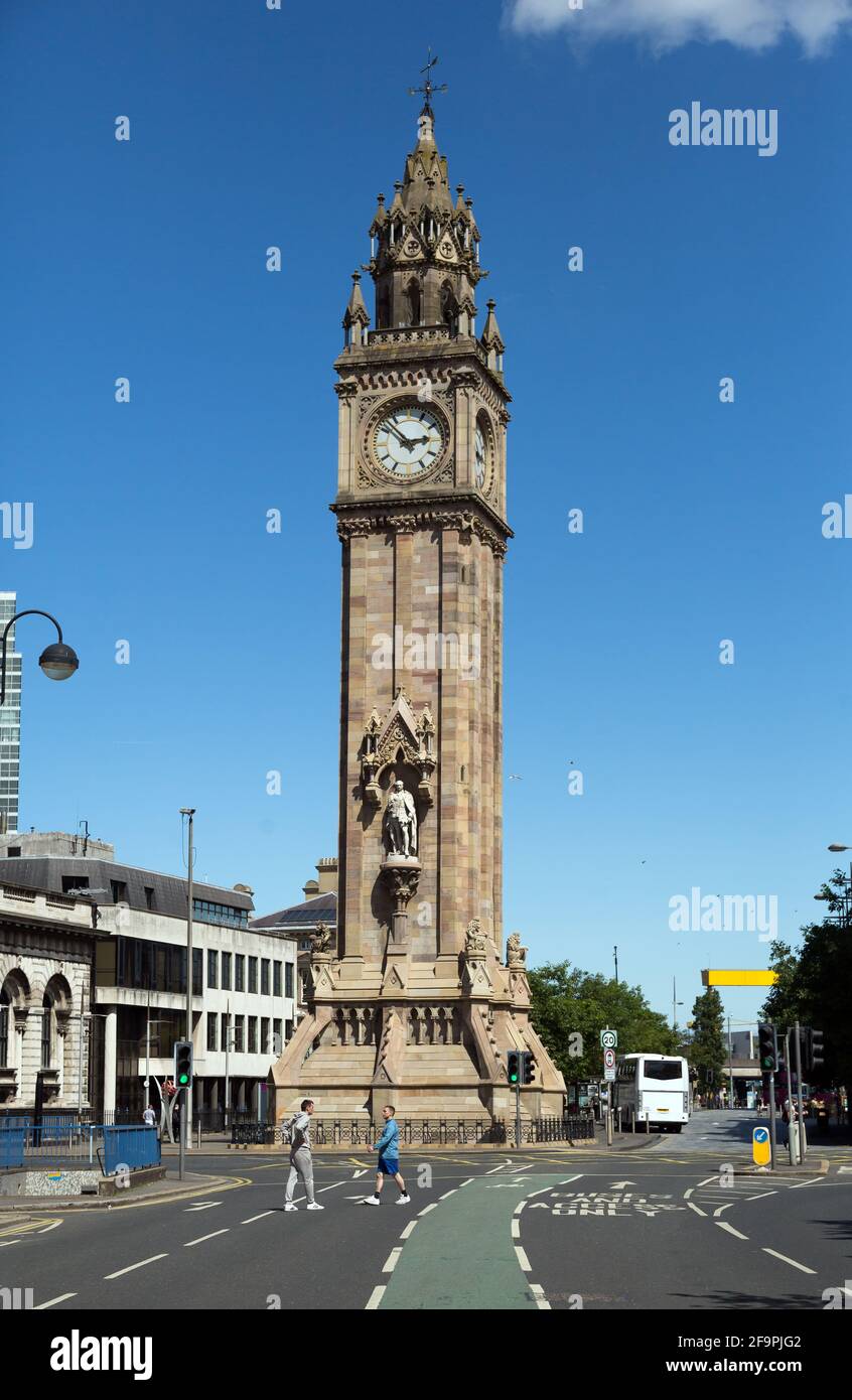 Albert memorial clock tower queens queens square hi-res stock ...
