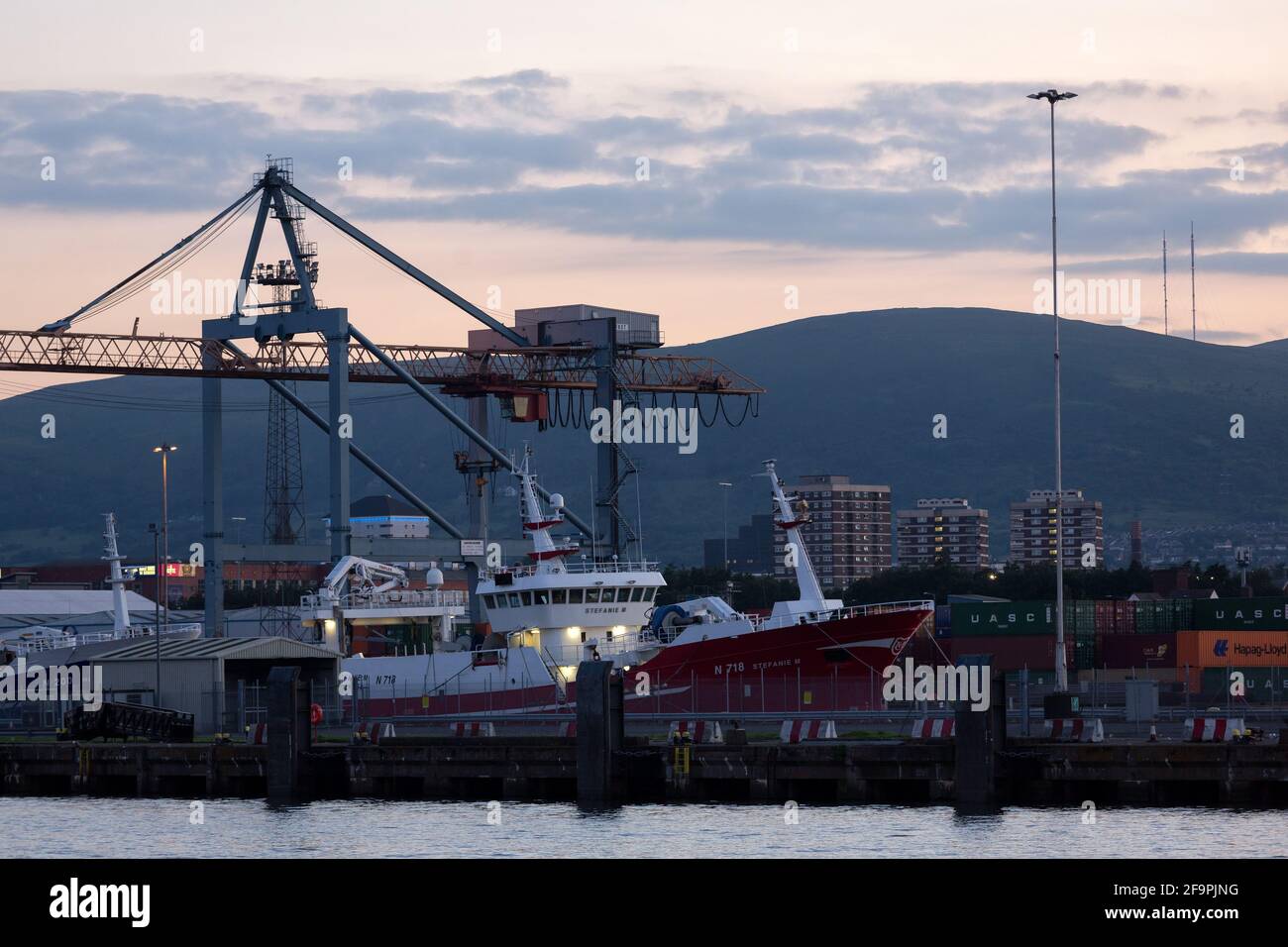 Belfast container terminal hi-res stock photography and images - Alamy