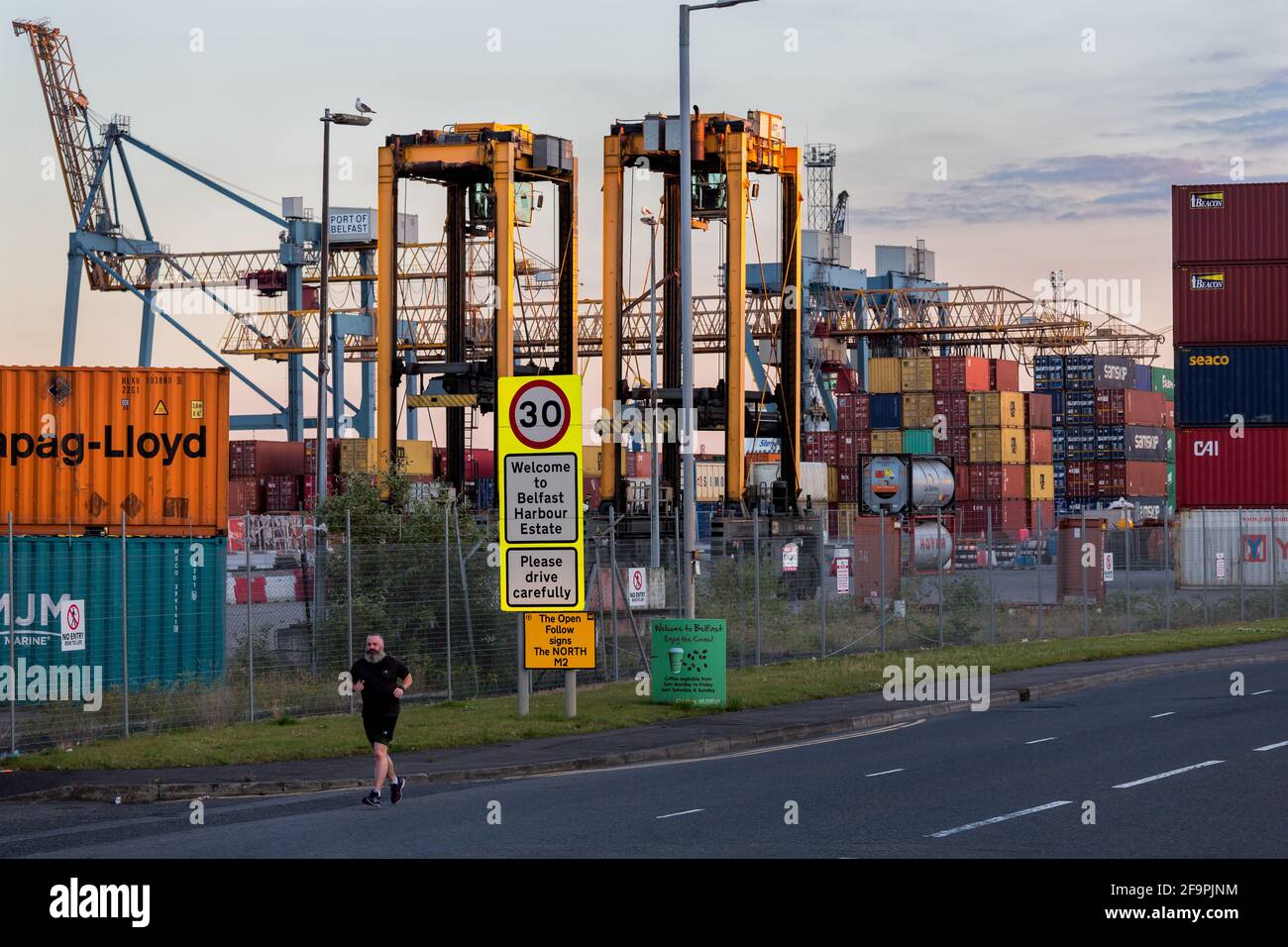 Belfast container terminal hi-res stock photography and images - Alamy