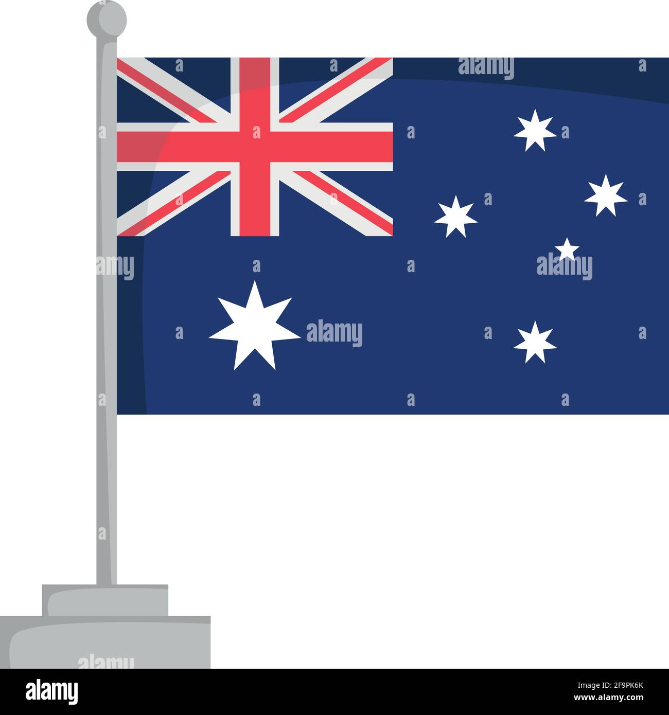 National flag of Australia Vector Illustration Stock Vector Image & Art ...