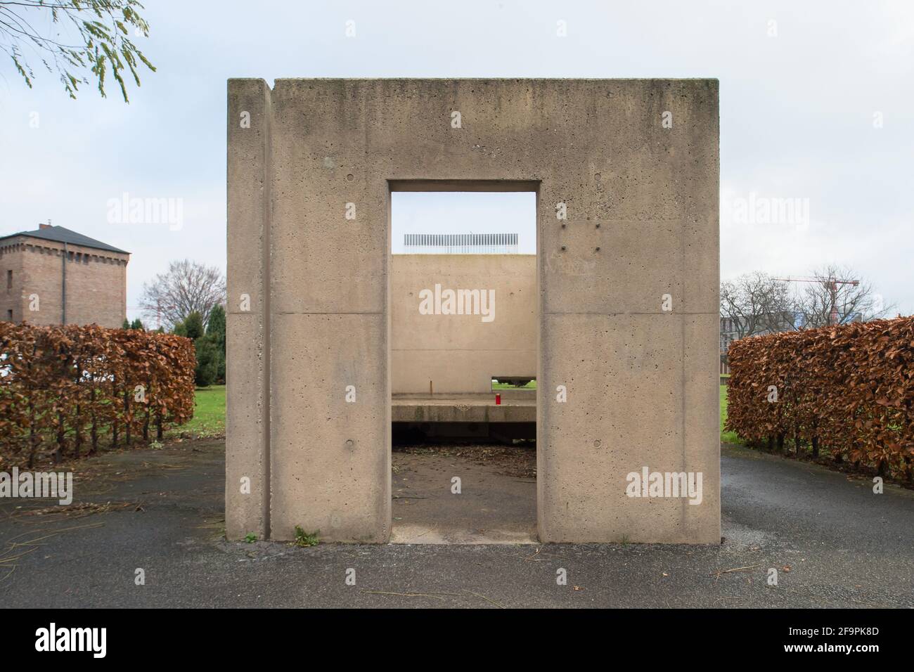 02.12.2019, Berlin, Berlin, Germany - History Park Former Moabit Cell ...