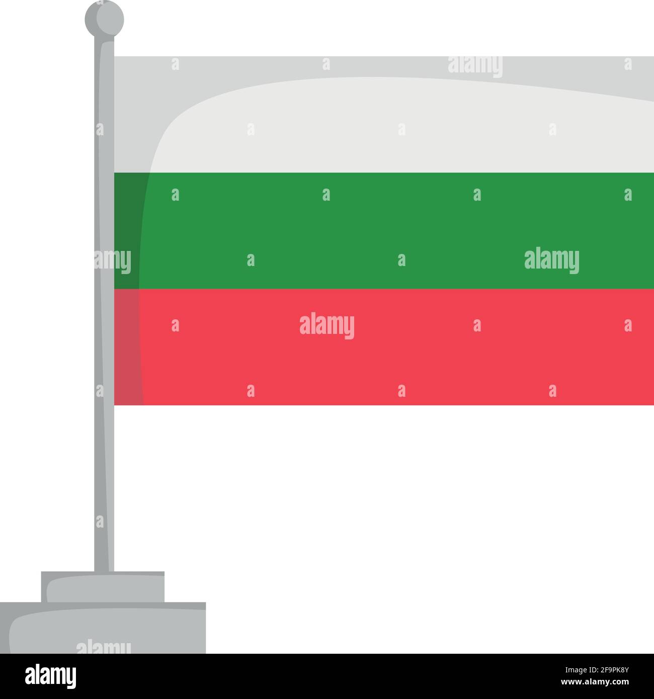 National flag of Bulgaria Vector Illustration Stock Vector Image & Art ...