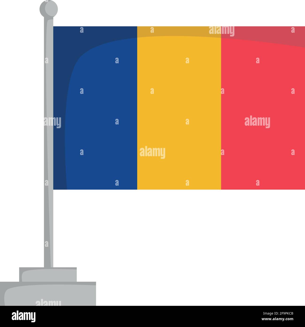 National flag of Chad Vector Illustration Stock Vector Image & Art - Alamy