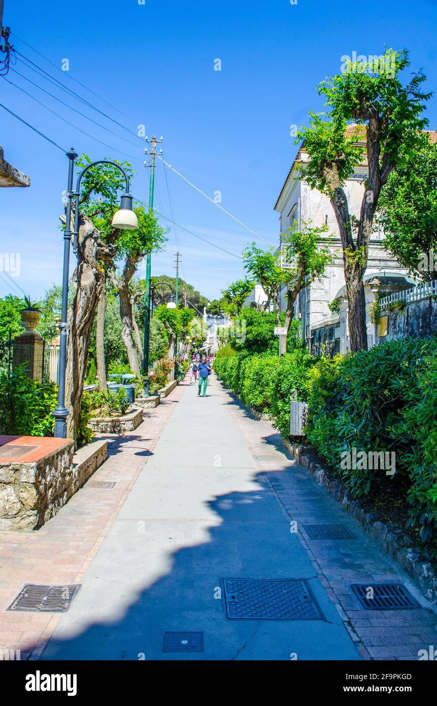 Capri pavement hi-res stock photography and images - Alamy
