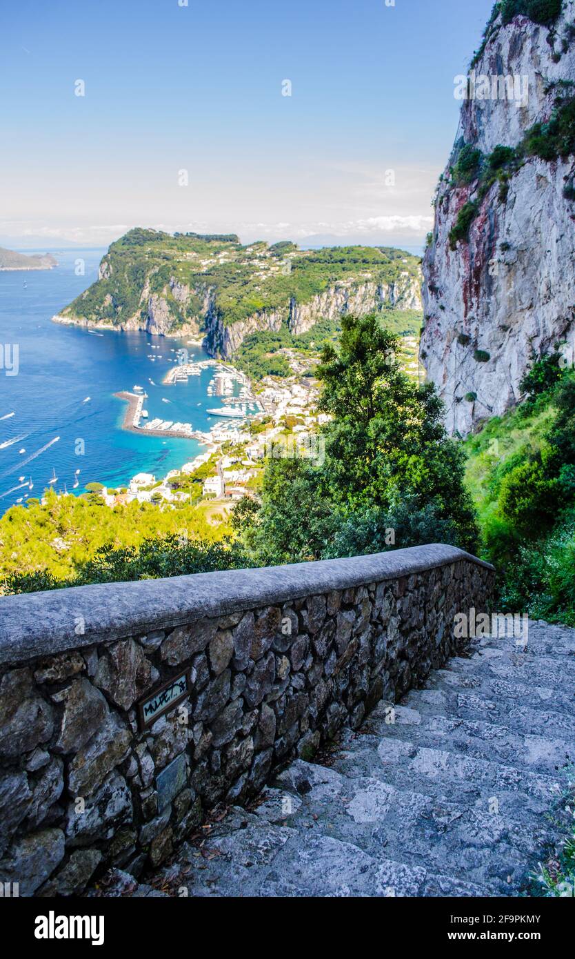 Capri pavement hi-res stock photography and images - Alamy