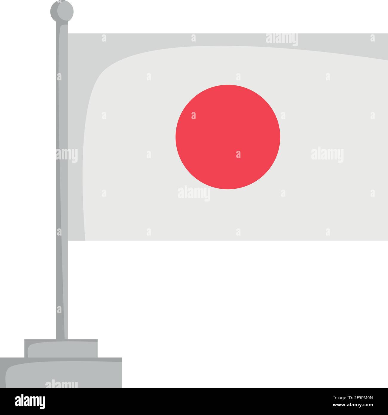 National flag of Japan Vector Illustration Stock Vector Image & Art - Alamy