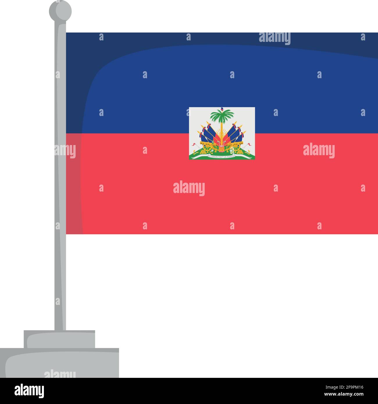 National flag of Haiti Vector Illustration Stock Vector Image & Art - Alamy