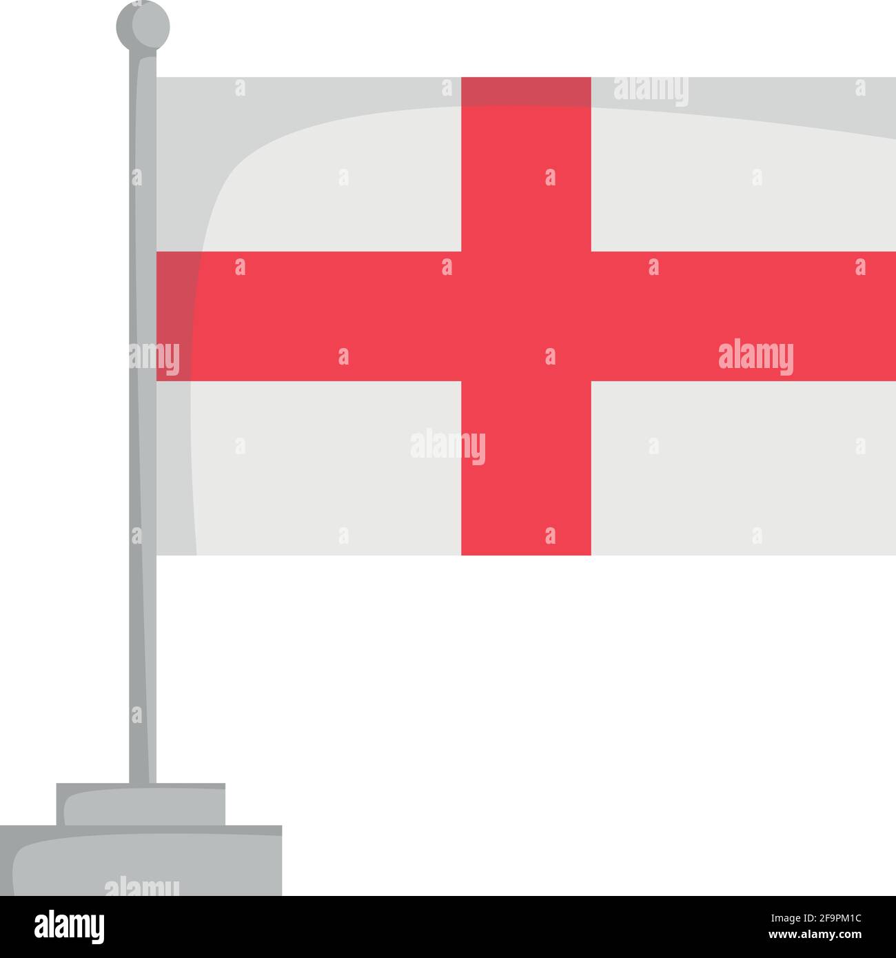 England flag illustration hi-res stock photography and images - Alamy