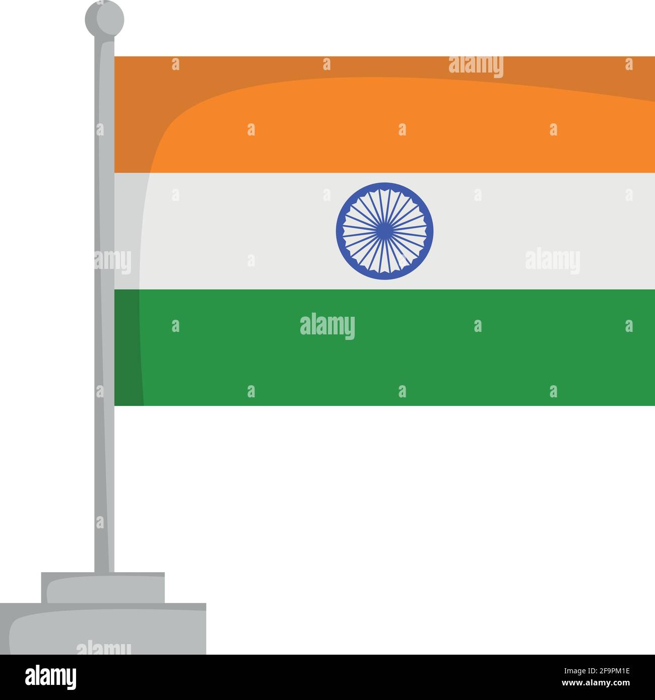 Flag of india vector vectors hi-res stock photography and images - Alamy