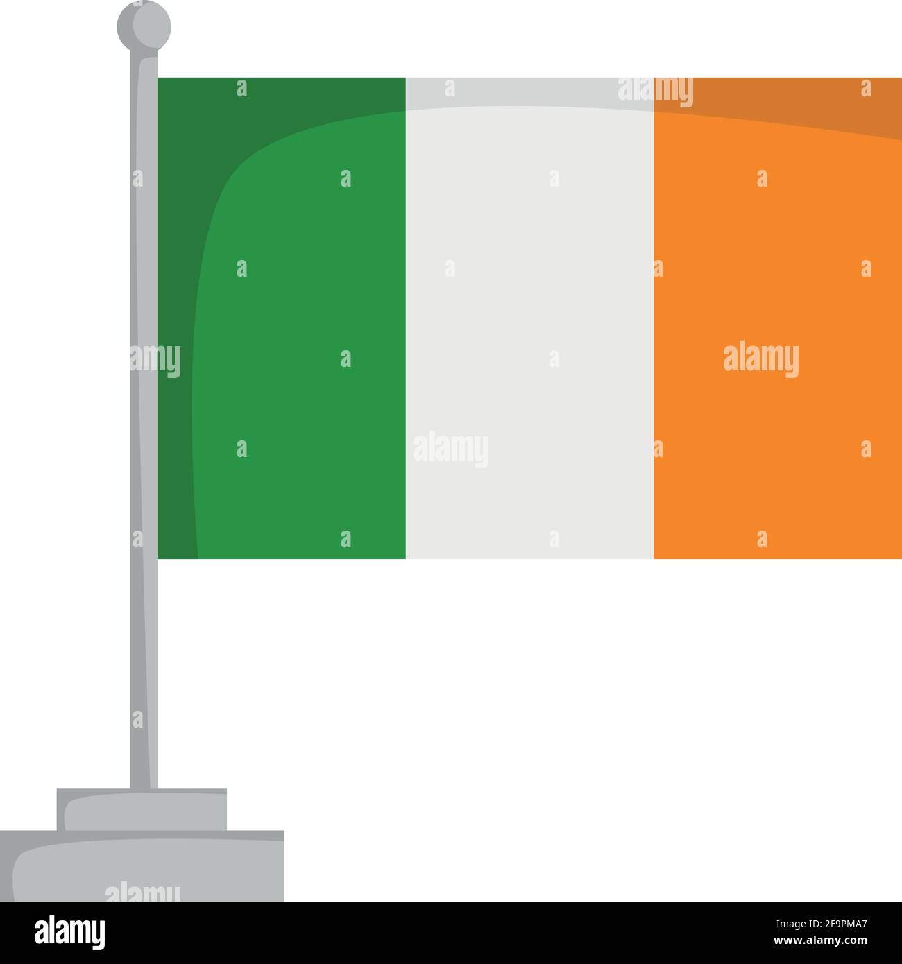 National flag of Ireland Vector Illustration Stock Vector Image & Art ...