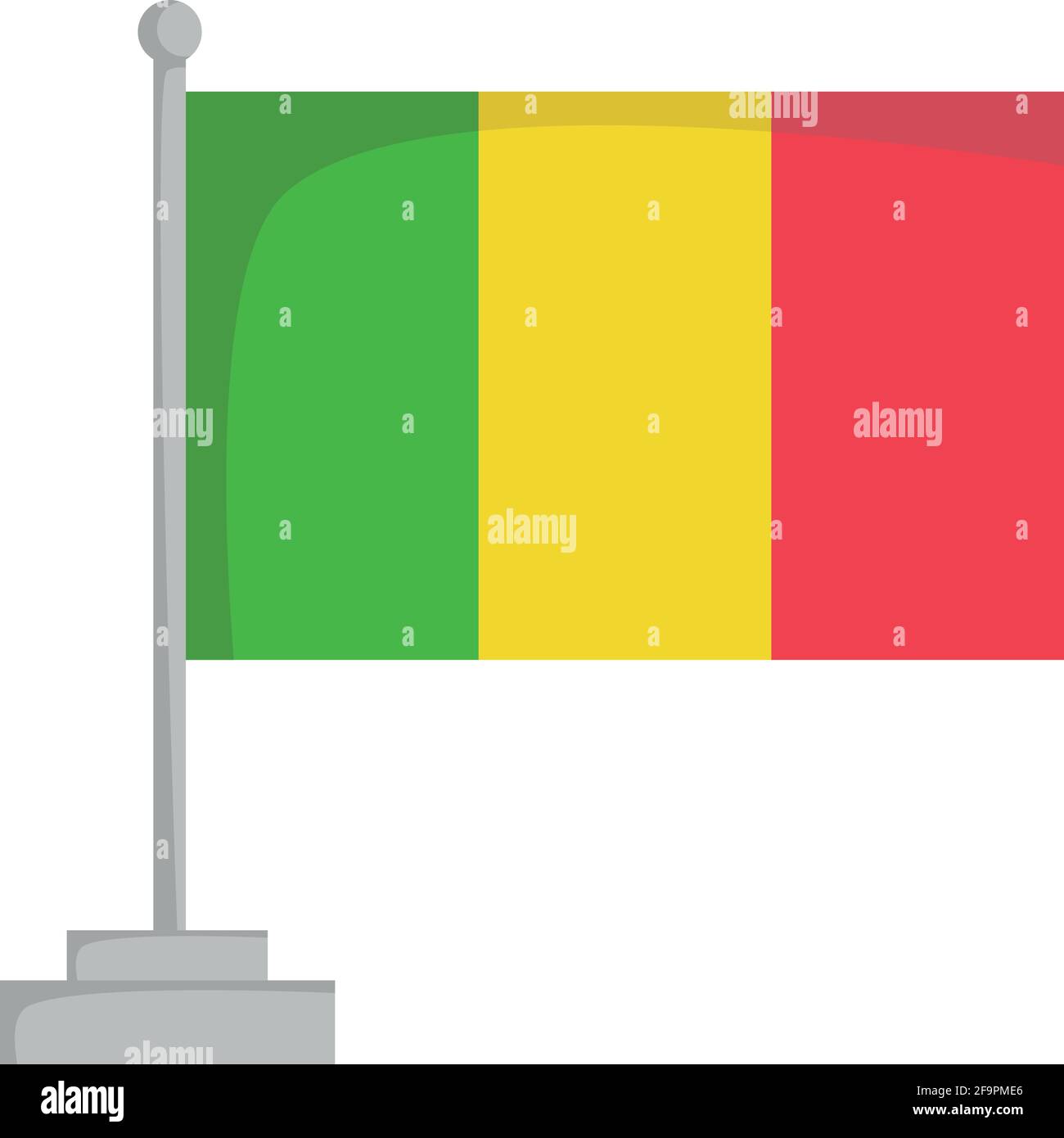 National flag of Mali Vector Illustration Stock Vector Image & Art - Alamy