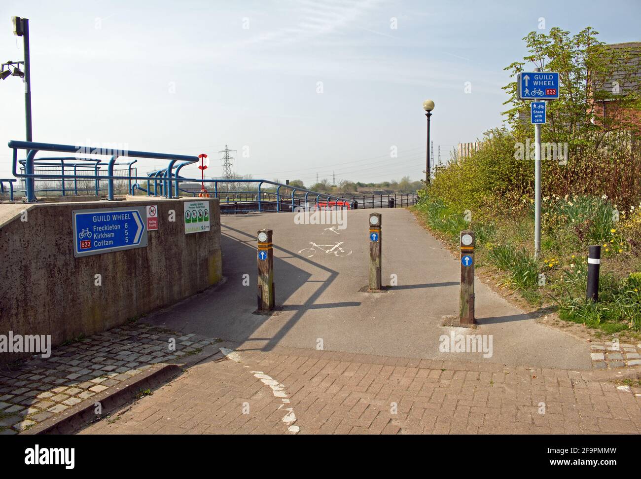 Preston Dock and the Guild Wheel Stock Photo - Alamy