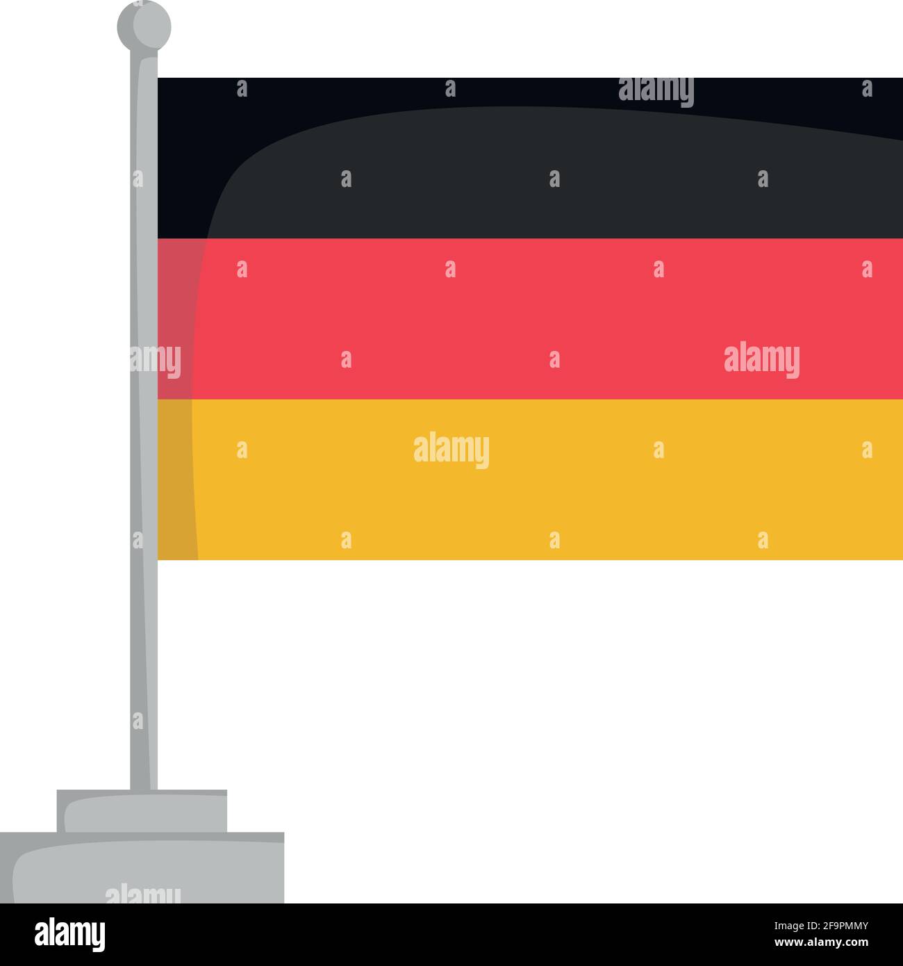 National flag of Germany Vector Illustration Stock Vector Image & Art ...
