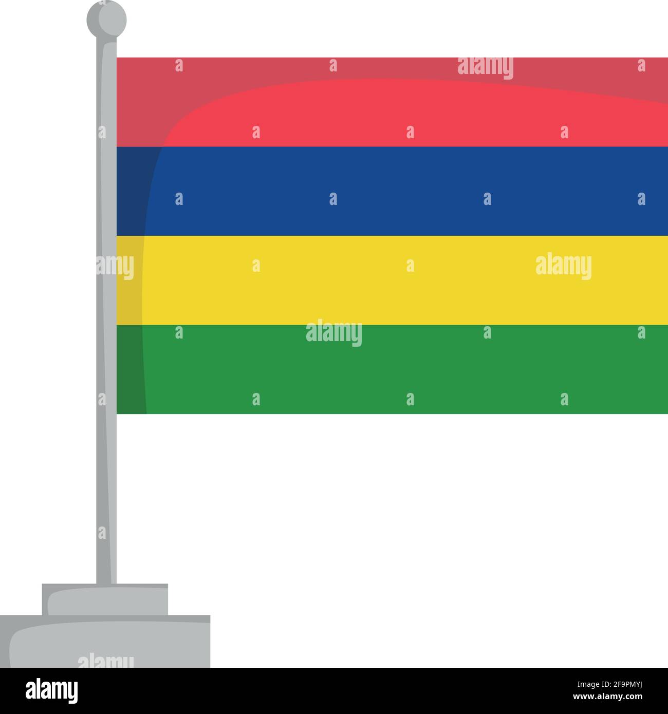 Flag of mauritius vector hi-res stock photography and images - Alamy